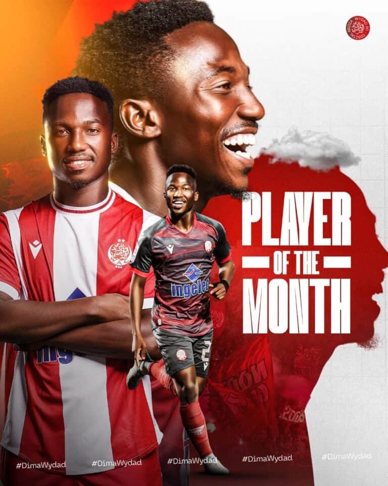 Wydad’s Cassius Mailula is Back in Broos' Good Books - African Times